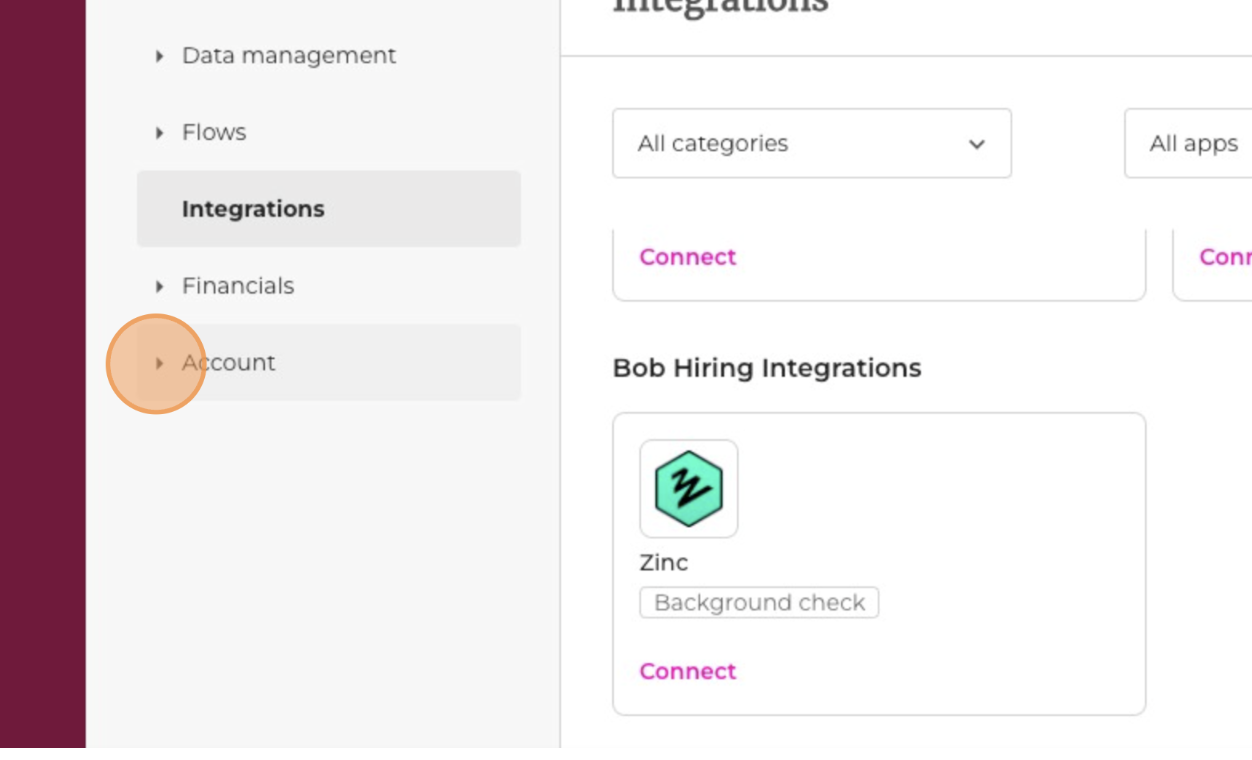 HiBob ATS – Zinc work
