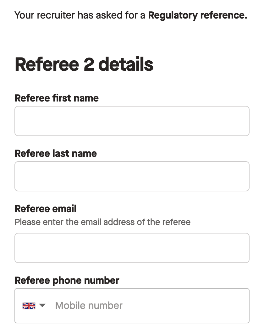 How Can I Replace/Amend Referee Details? – Zinc work
