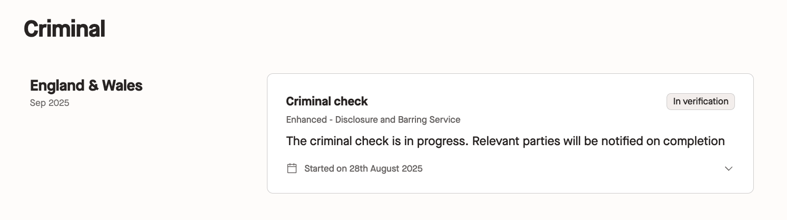 How To Find the Current Status of Your DBS – Zinc work